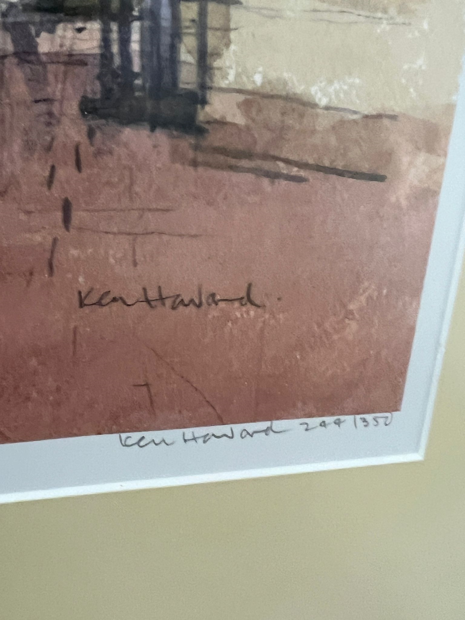 Ken Howard | A limited edition print signed by Ken Howard 244/350 70cm ...