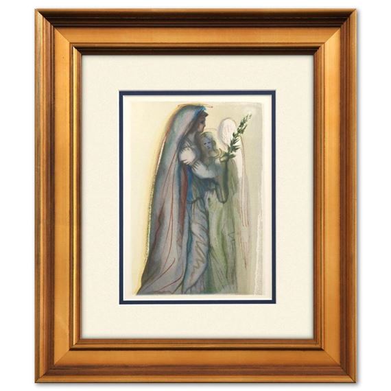 Salvador Dalí Salvador Dali Original Color Woodcut On B F K Rives