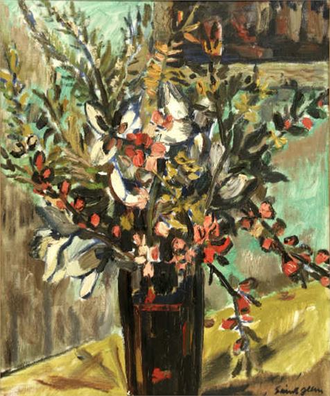 Marcel Saint-Jean | Marcel SAINT-JEAN (1914-1994). Bouquet de fleurs ...