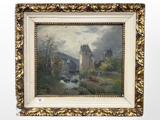L. Henry | Study of a castle | MutualArt