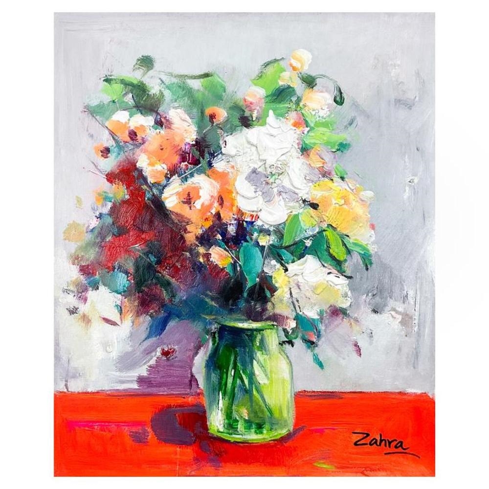 Zahra | Zahra, Original Acrylic Painting on Canvas (24 x 20), Hand ...