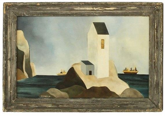 Estelle Chaves | Estelle Chaves (1929-2000) American, Oil on Masonite ...