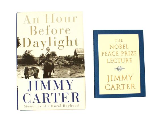 Jimmy Carter | 2) Signed Jimmy Carter Books: An Hour Before Daylight ...