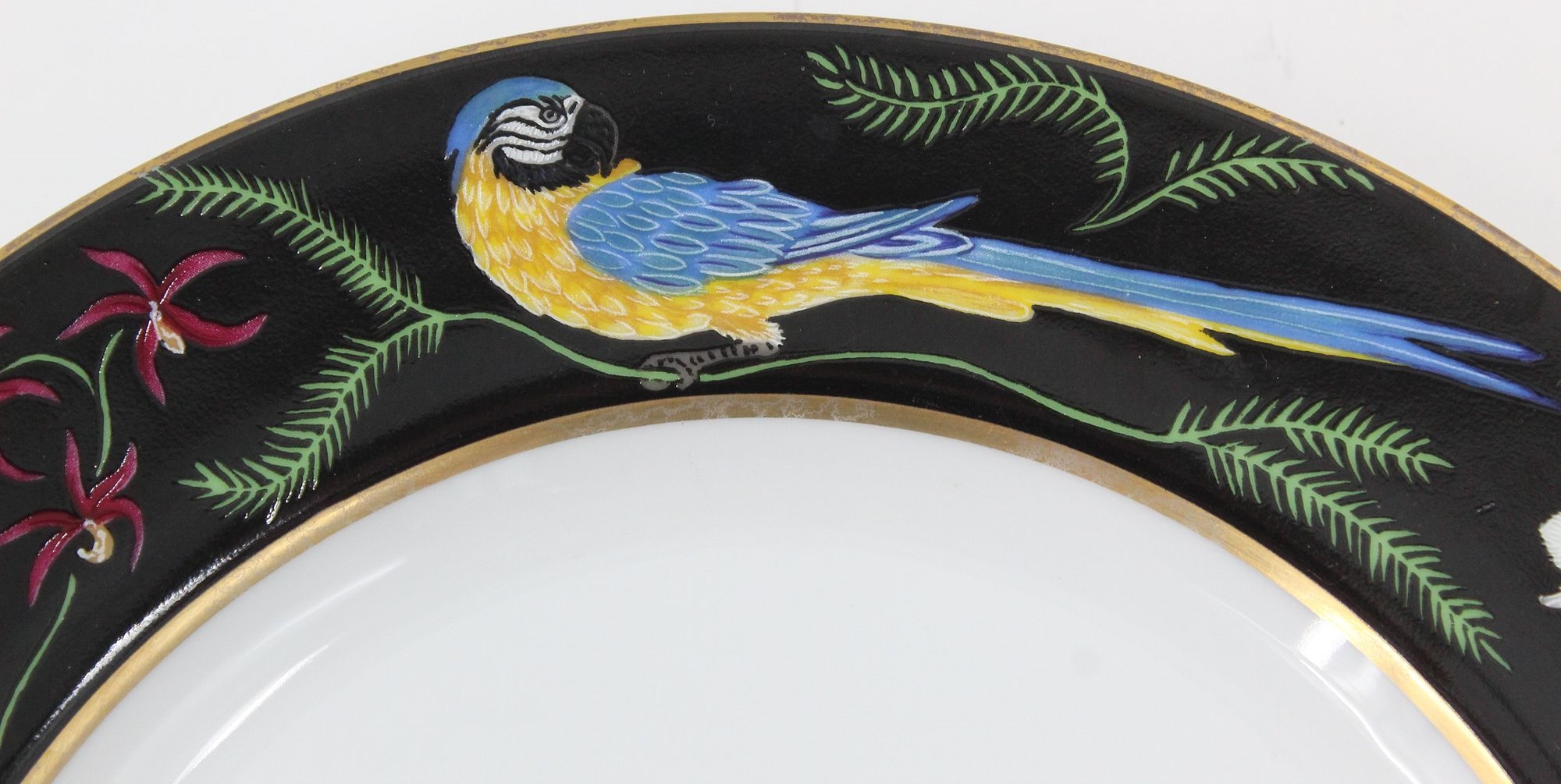 Lynn Chase | Set of (10) Lynn Chase Jungle Jaguar Plates (1983) | MutualArt
