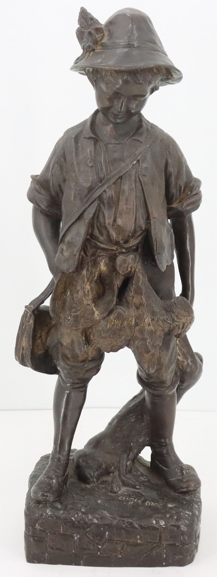 Auguste Moreau | After Auguste Moreau Bronze Boy Hunter (Circa 20th ...