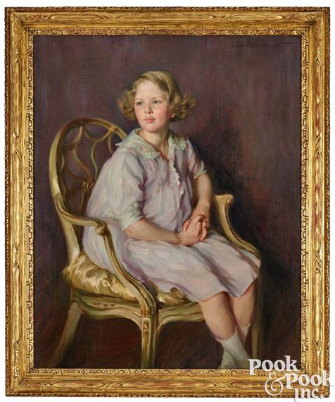 Lydia Field Emmet | Lydia Field Emmet (American 1866-1952) portrait ...