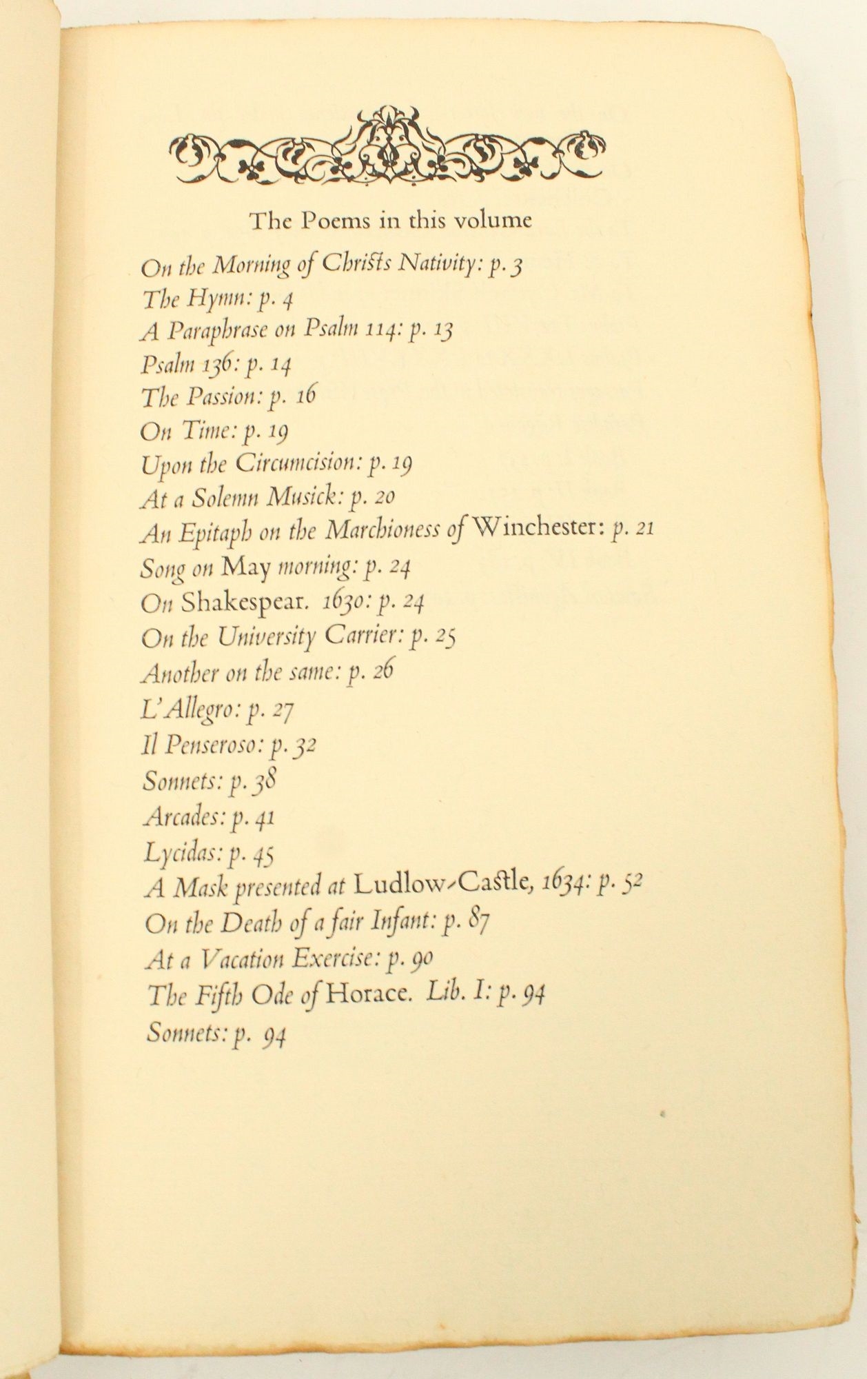 John Milton | 2) Poems in English By John Milton (1926) | MutualArt