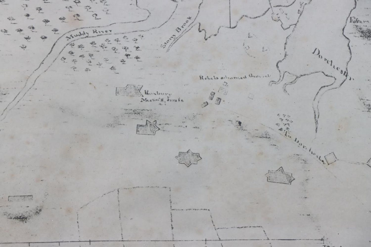 Charles River | Revolutionary War Map of Boston, July 1775 (25) | MutualArt