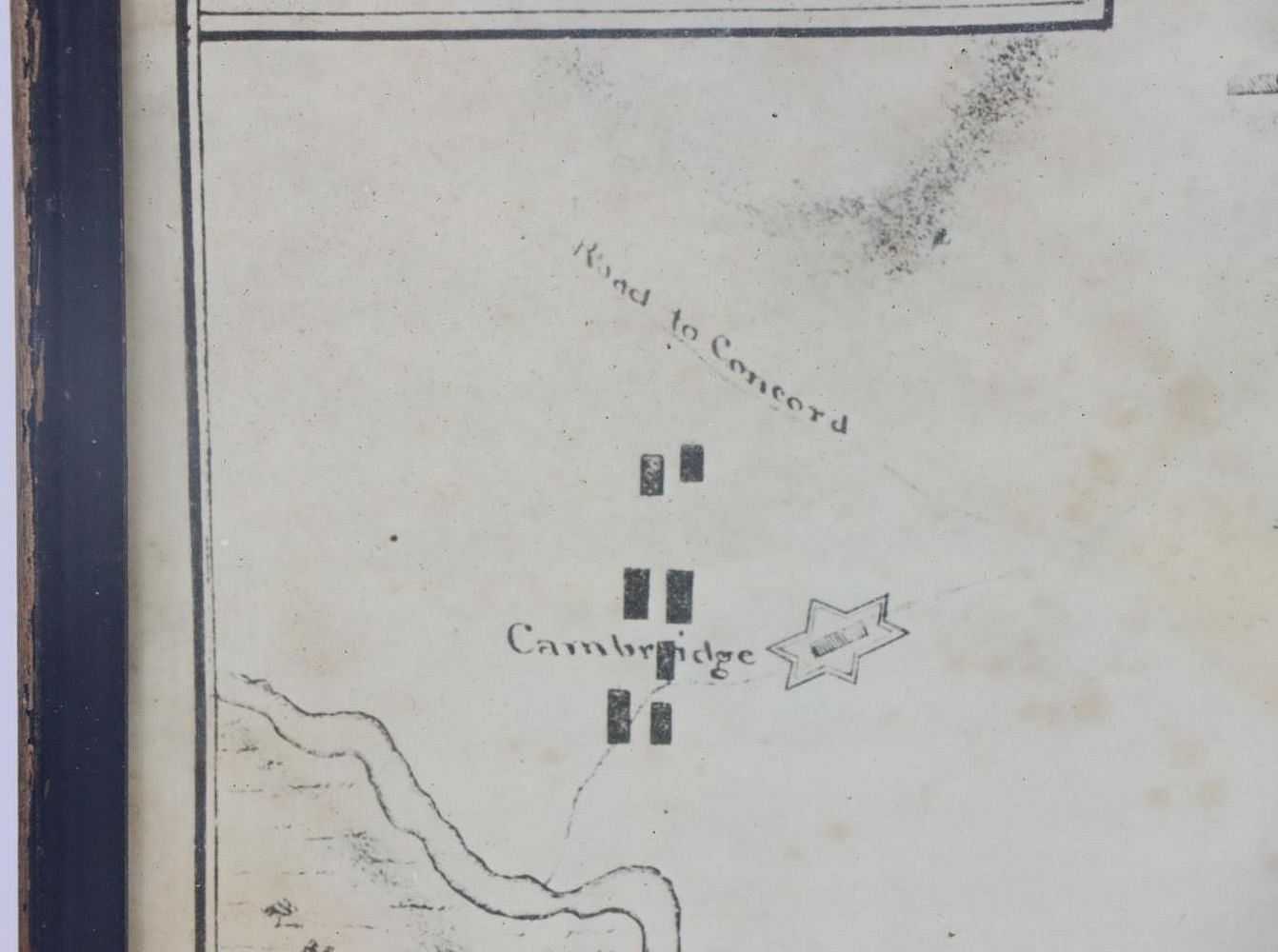 Charles River | Revolutionary War Map of Boston, July 1775 (25) | MutualArt