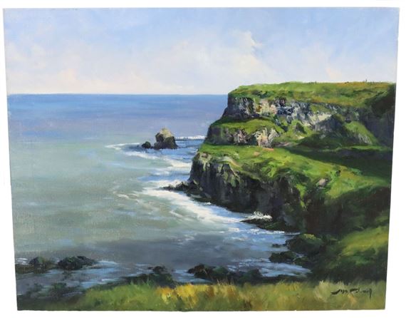 Joan Colomer Valls | Joan Colomer Summer Coast Oil on Canvas | MutualArt