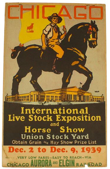 Designer | Chicago Livestock Show Poster Norman Tolson 1939 (1939 ...