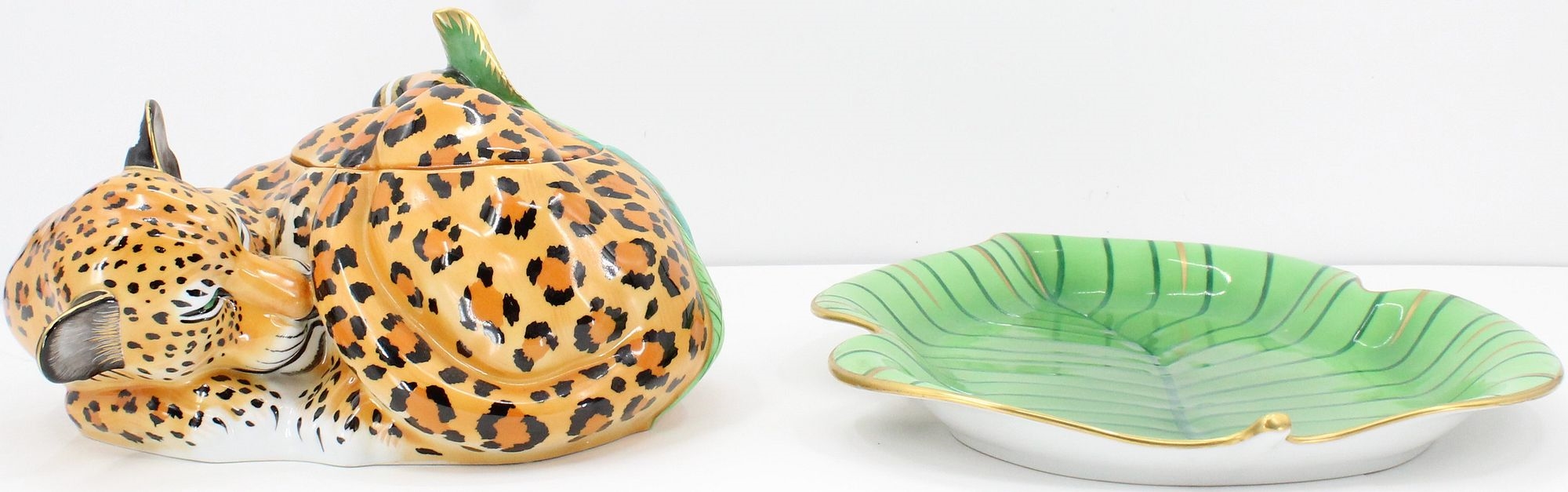 Lynn Chase | 2) Lynn Chase Jaguar Jungle Tureen & Lid &Tray (1992 ...