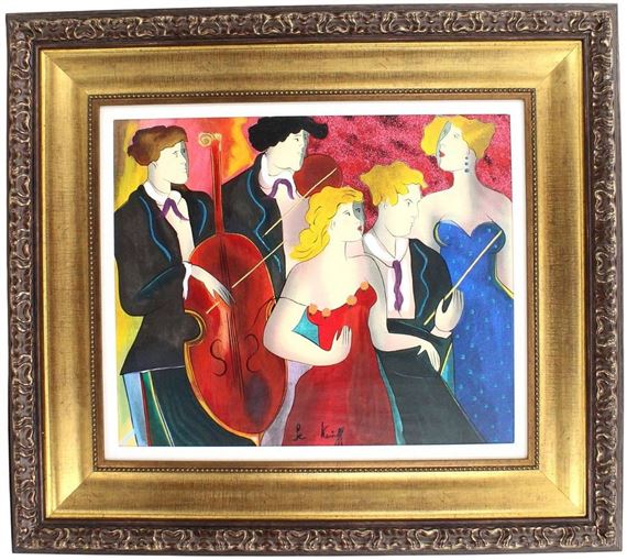 Linda Le Kinff | Linda Le Kinff (B. 1949) French, Serigraph (2005 ...
