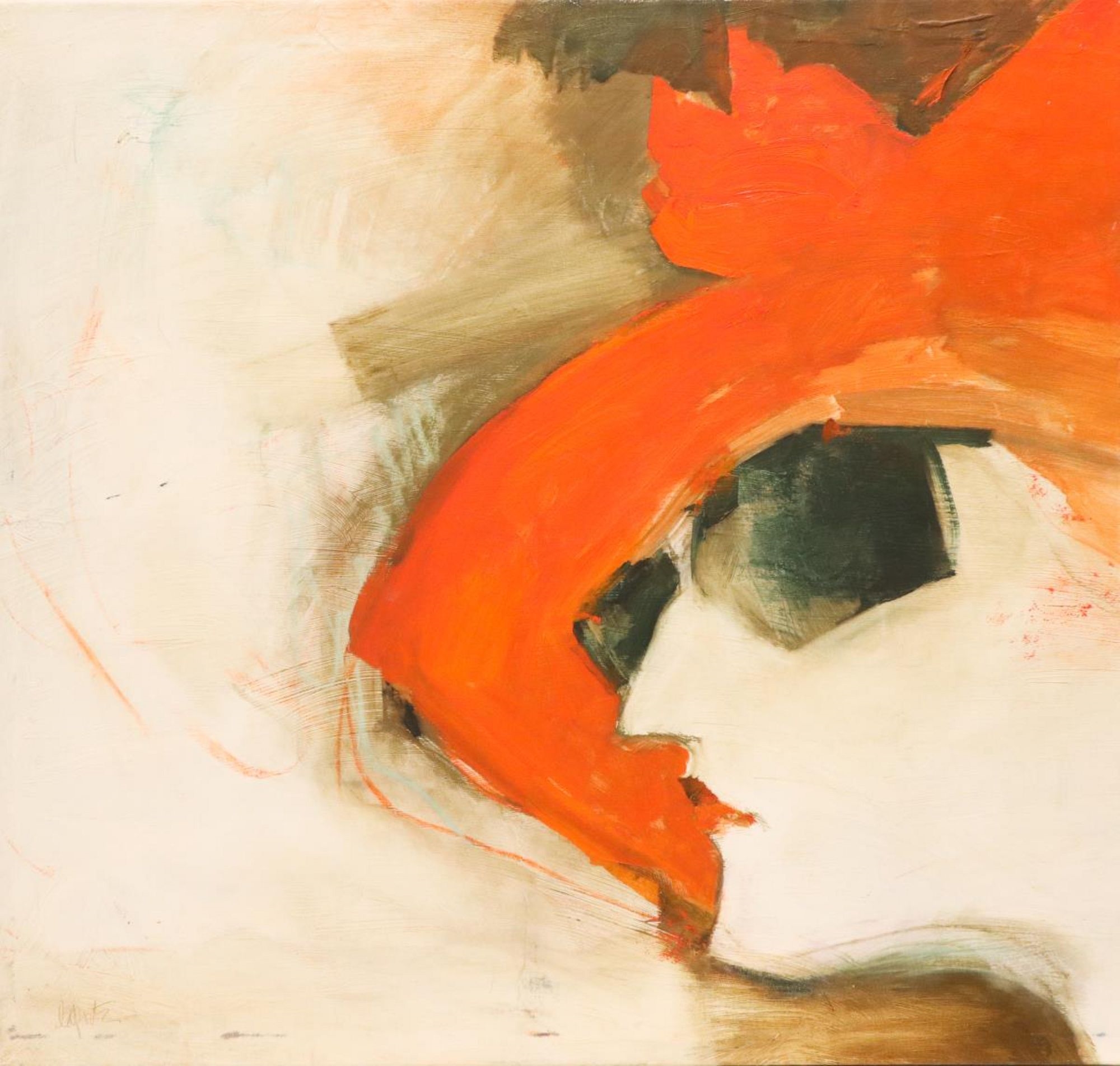 Andre Laporte | Andre LaPorte Striking O/C Portrait of a Woman | MutualArt