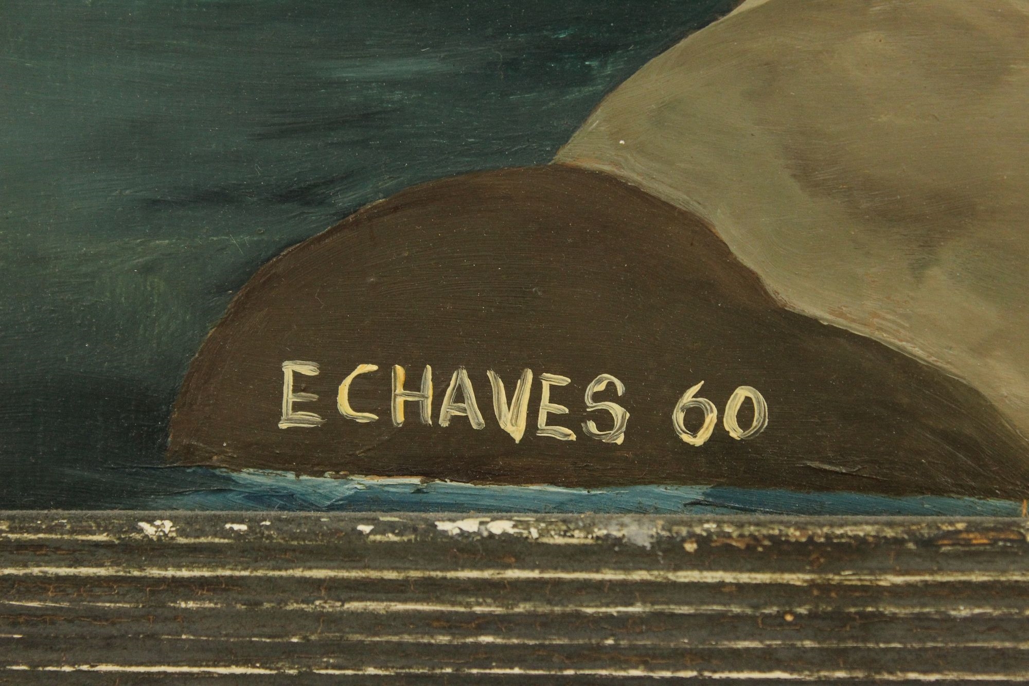 Estelle Chaves | Estelle Chaves (1929-2000) American, Oil on Masonite ...