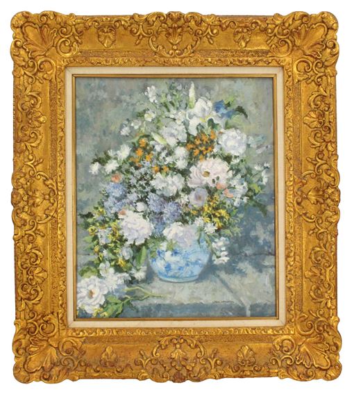 Pierre-Auguste Renoir | Linda Appleton Original O/C Floral Still Life ...