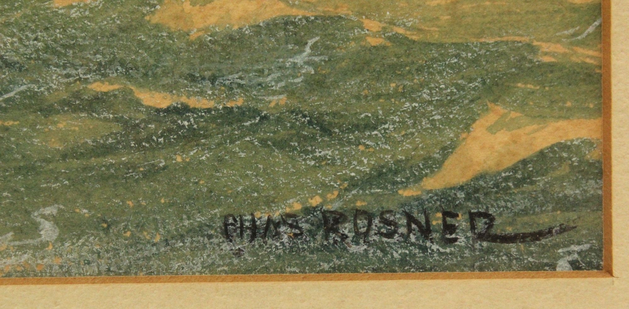 Charles Rosner | Charles Rosner (1894-1975) Nautical Gouache (1996 ...