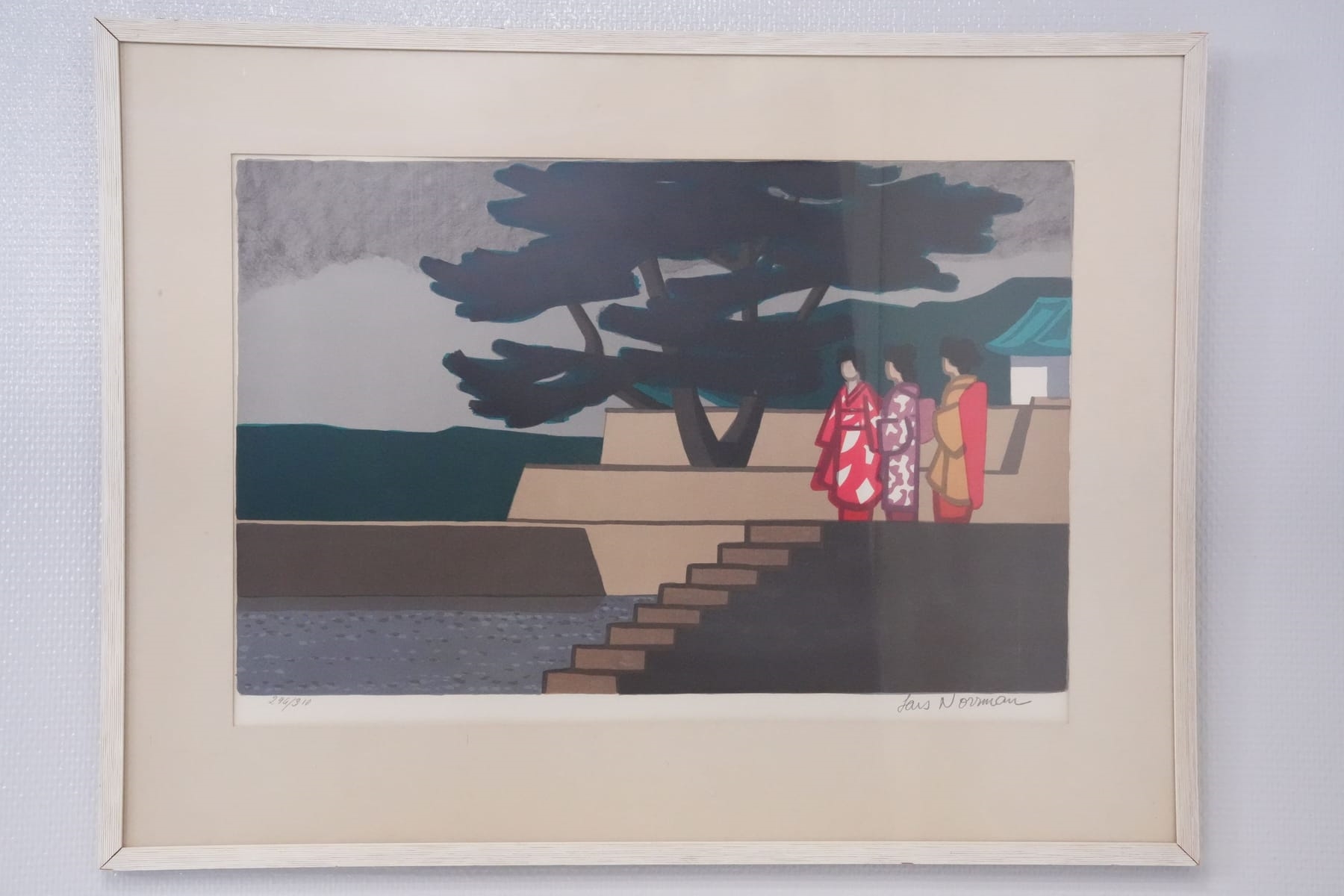 Lars Norrman | 601. LARS NORRMAN (1915-1979), färglitografi | MutualArt