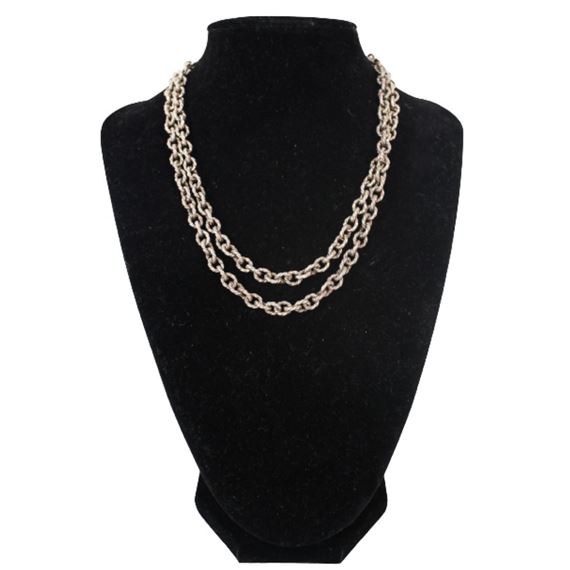 Sterling | German Sterling Chain Link Necklace 2ozt | MutualArt