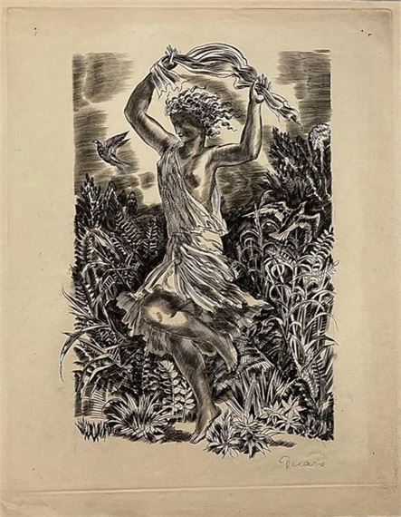 Albert Decaris | DECARIS Albert etching signed in pencil lower right ...