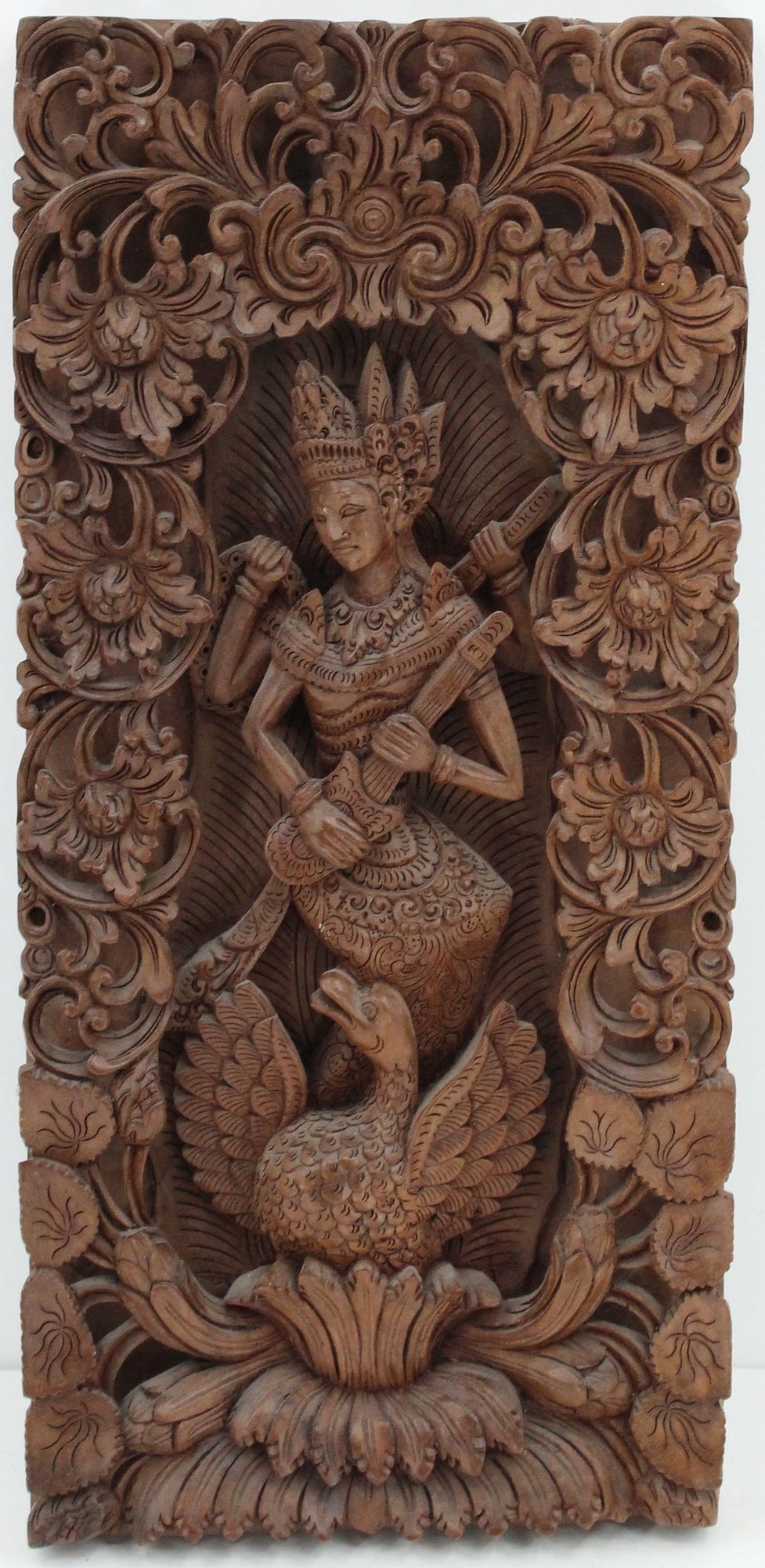 Enlightenment | Hindu Goddess of Knowledge, Saraswati Panel | MutualArt