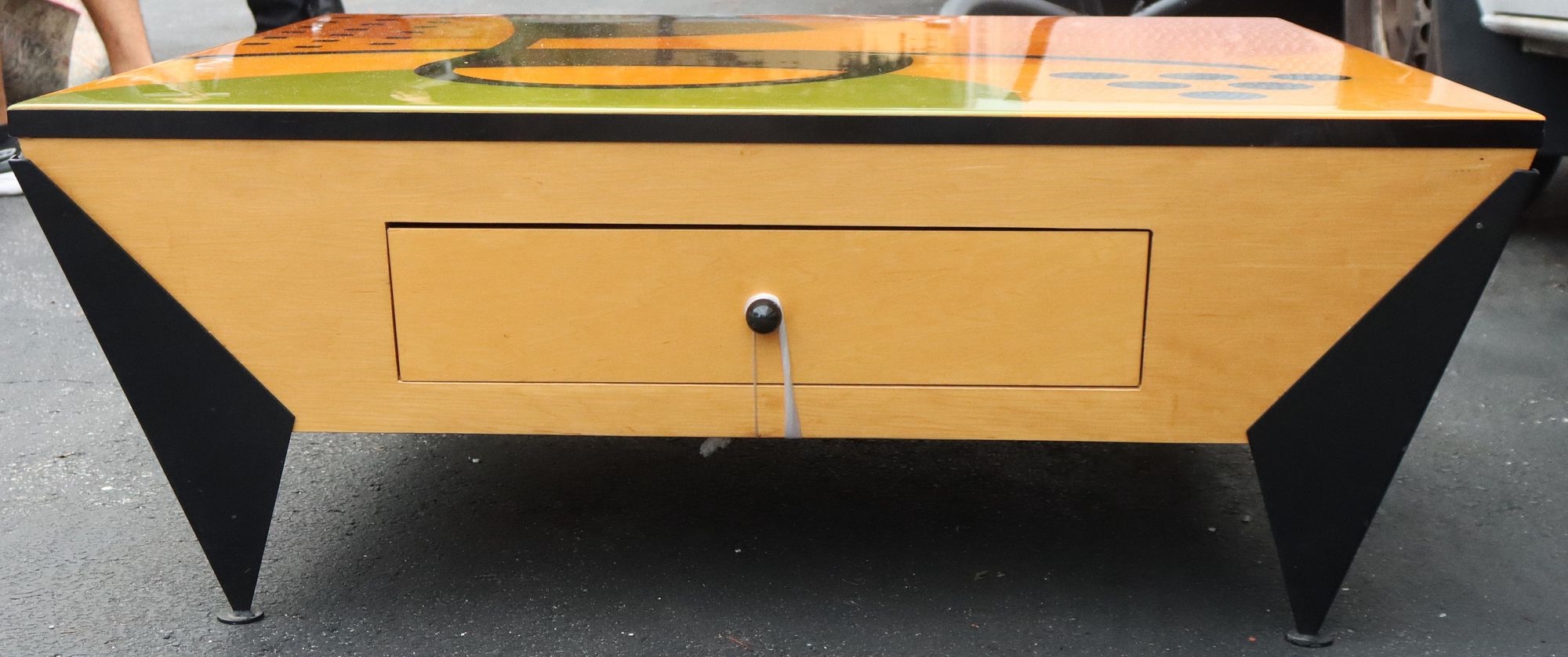 Benjamin Le | Benjamin Le Style Wood Inlay Cocktail Table | MutualArt