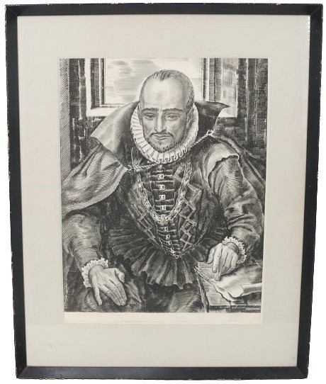 Albert Decaris | Original Engraving of Lord Montague by A. Decaris ...