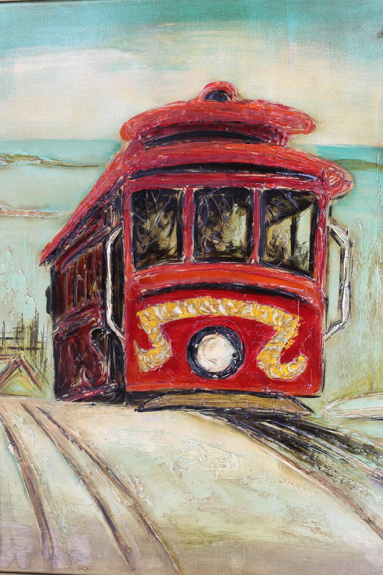 Carlo of Hollywood | Painting of Iconic San Fran Cable Car by Carlo ...