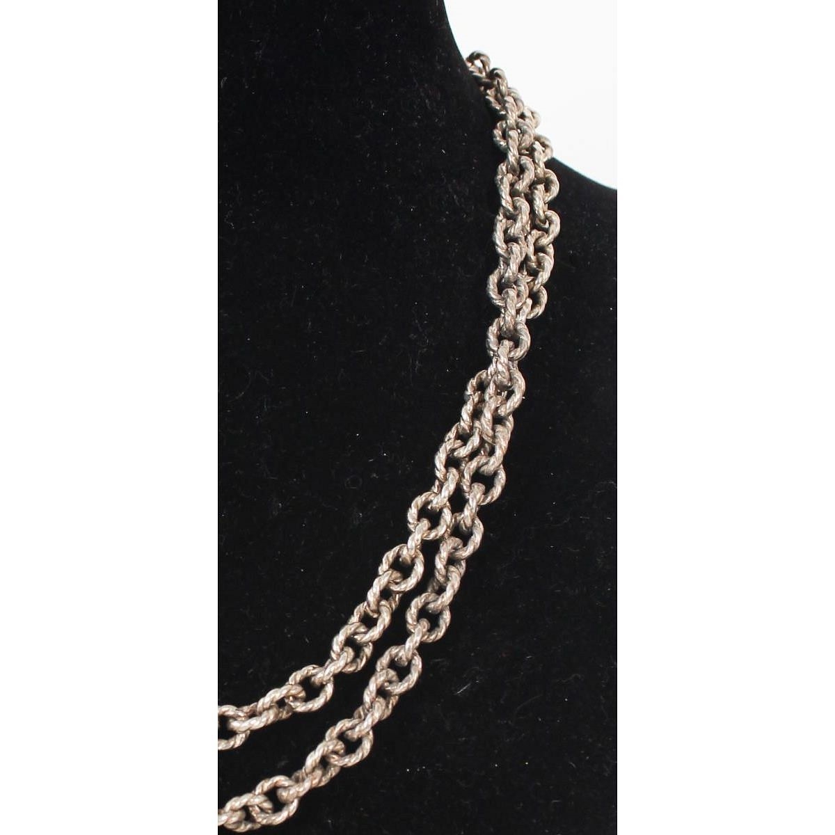 Sterling | German Sterling Chain Link Necklace 2ozt | MutualArt