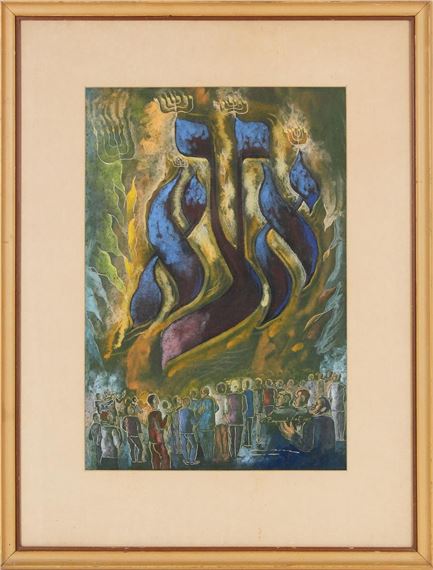 Alexander Raymond Katz | Raymond Katz (1890-1974) Hungary/Amer. Judaic ...