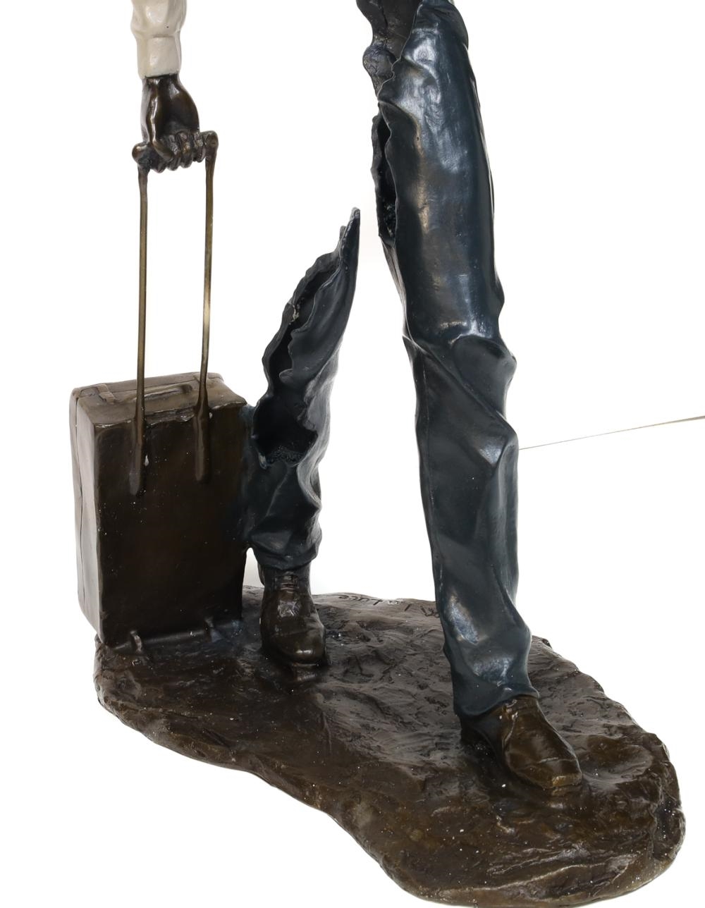 Bruno Catalano | ''Bronze Travelling Man'', Original bronze sculpture ...