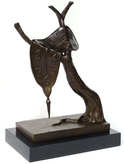 Salvador Dalí | Melting Clock, Original Bronze sculpture in the style ...