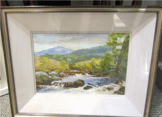Fergus O'Ryan | River Scene Near Clifton | MutualArt