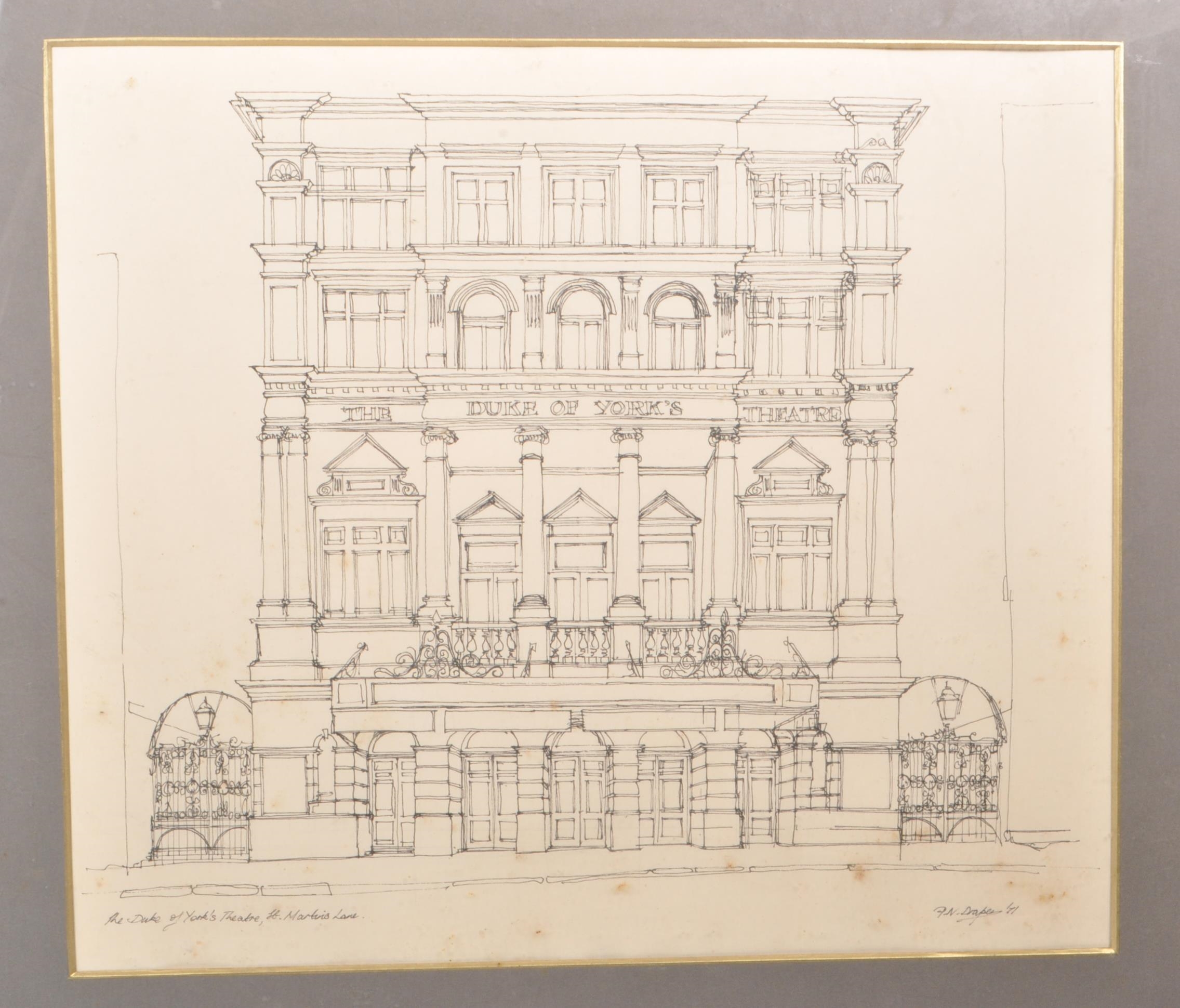 Paul Draper | PAUL DRAPER - 1971 PEN AND INK DRAWING 'THE DUKE OF YORK ...