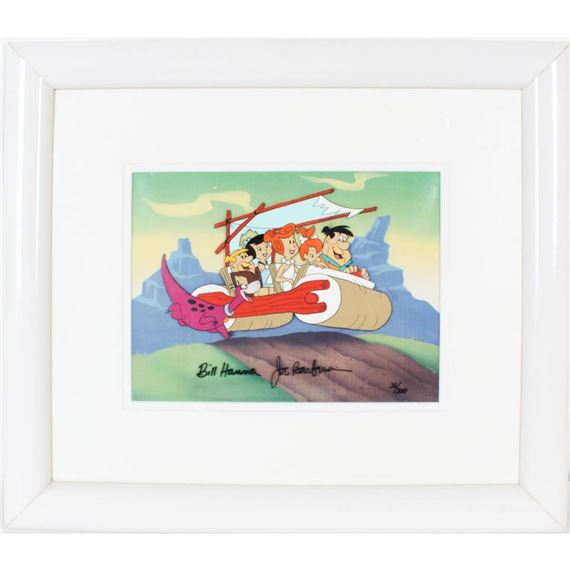 Hanna Barbera | Bill Hanna & Joe Barbera Flintstones Sericel | MutualArt