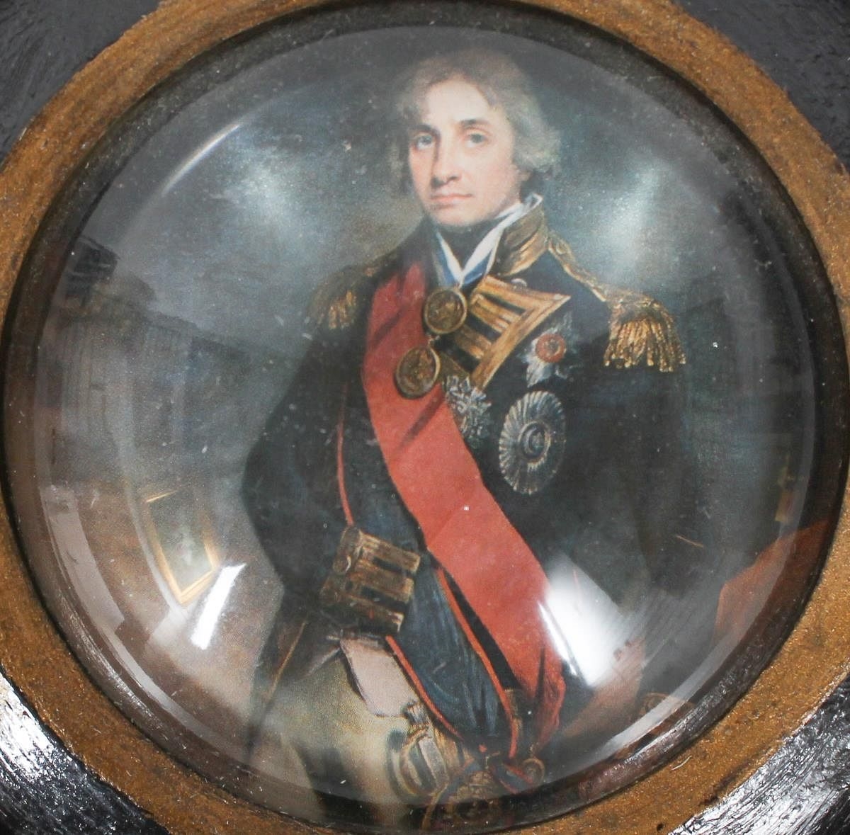 Lord Nelson | Circular Colored Portrait of Lord Nelson (1797) | MutualArt