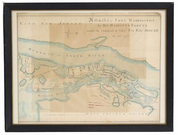 George Hayward | George Hayward, Attacks of Fort Washington, Litho ...