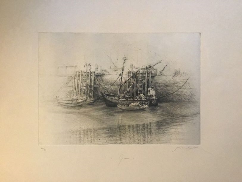 Jean-Michel Mathieux-Marie | MATHIEUX MARIE Jean-Michel Engraving signed lower right numb - Lot ...