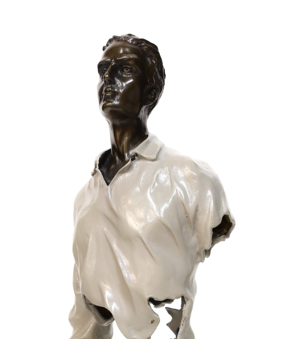 Bruno Catalano | ''Bronze Travelling Man'', Original bronze sculpture ...