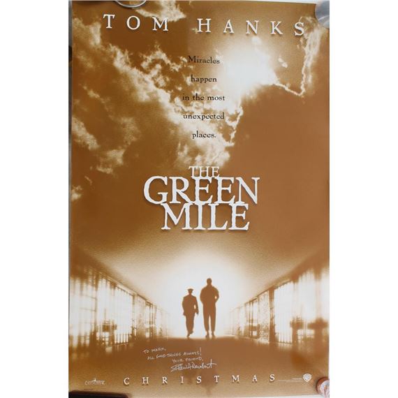Frank Darabont | The Green Mile Movie Poster, Autographed | MutualArt