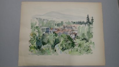 Pierre Pages | Vue d'une ville industrielle | MutualArt