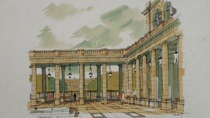 Pierre Pages | Promenade au Palais Royal | MutualArt