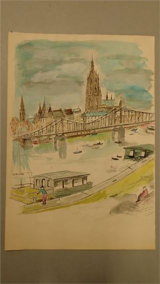 Pierre Pages | Vue du pont | MutualArt