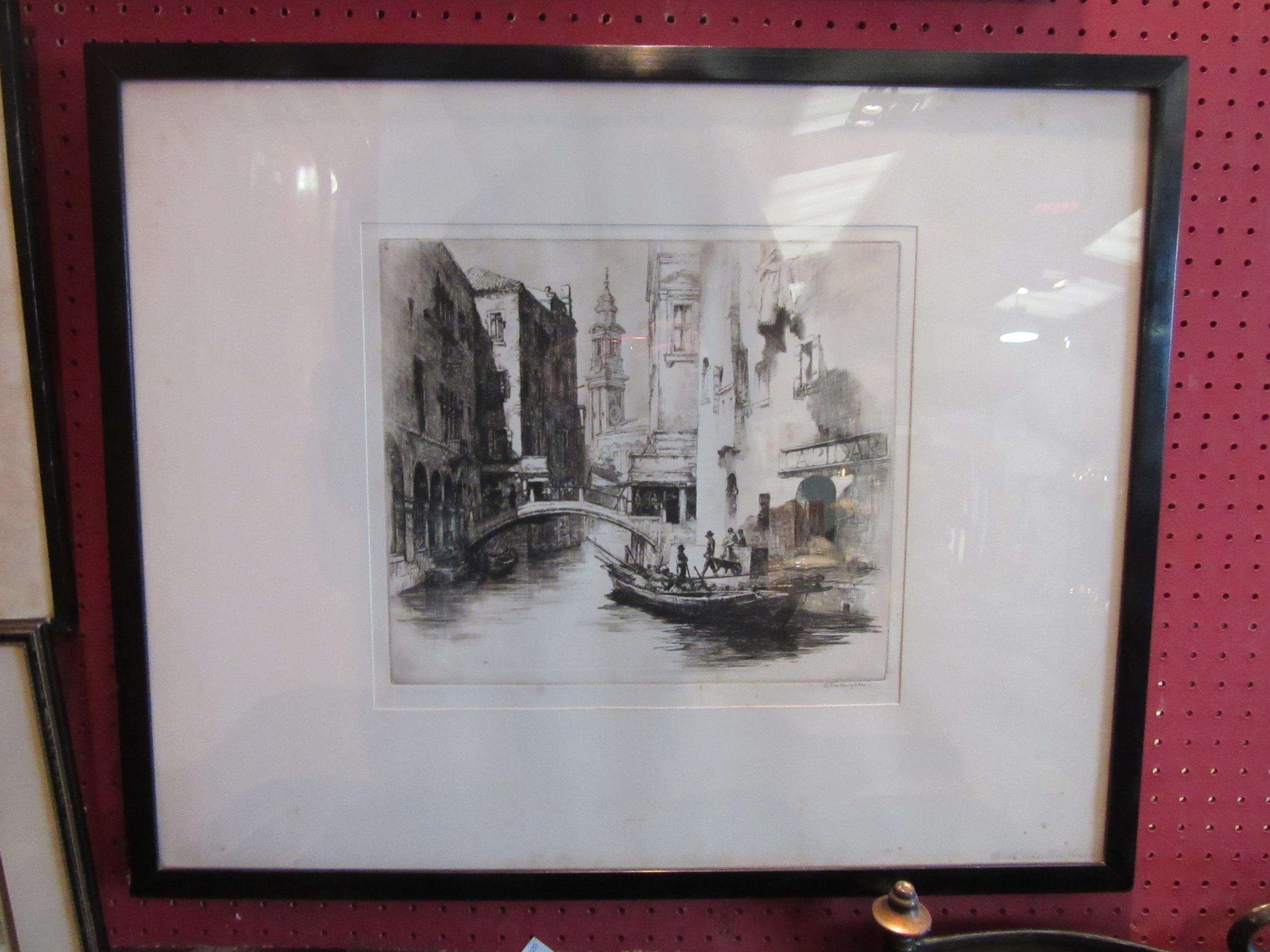 Sydney E. Tushingham | A Disney Tushingham etching (1884-1968 ...