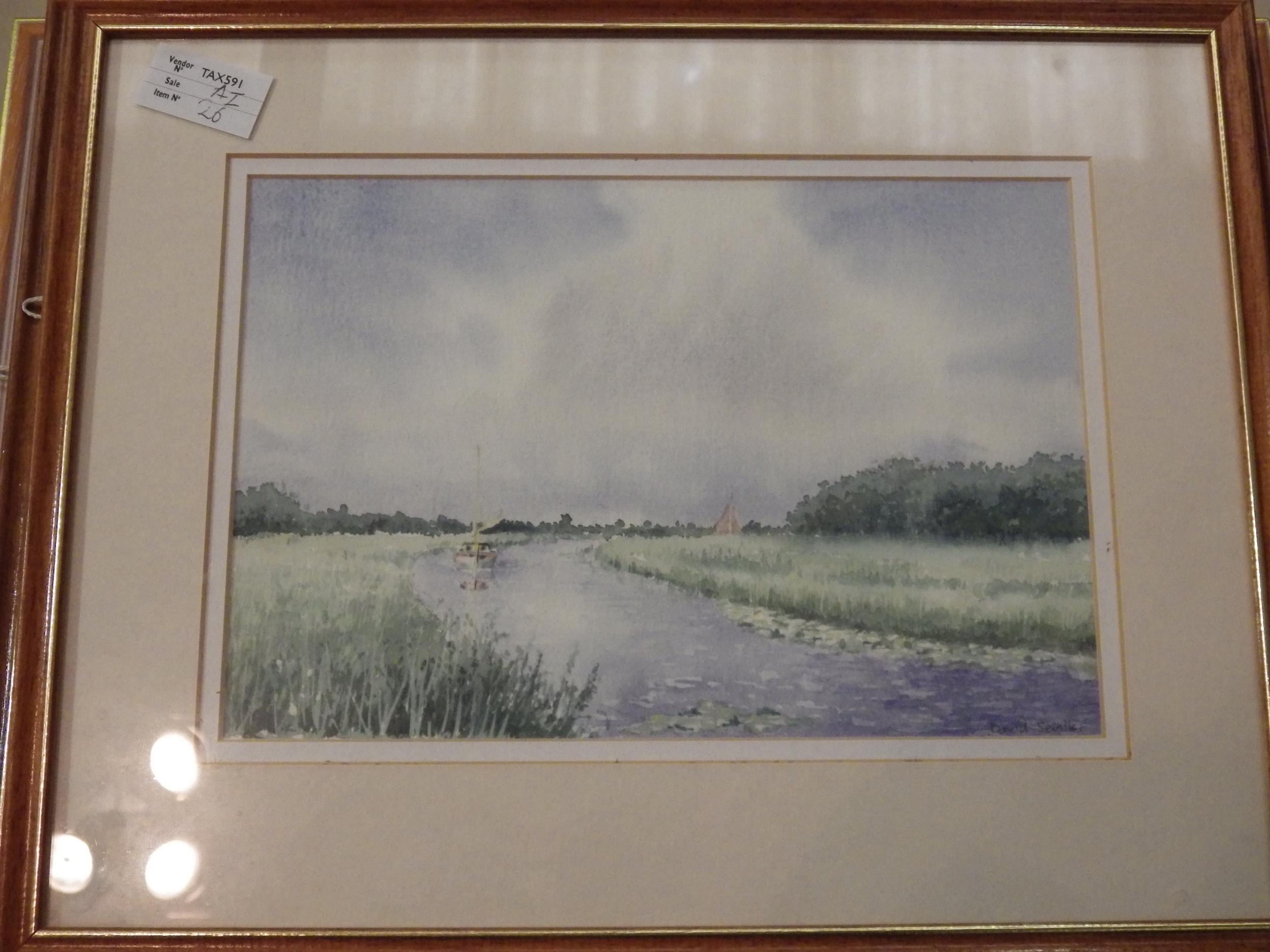 David Seville | : Three watercolours of mountainous scene | MutualArt