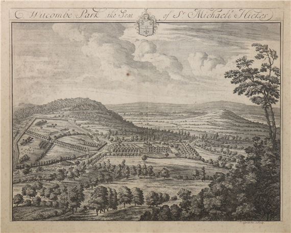 Johannes Kip | . “Witcombe Park the seat of Sr. Michaell Hickes” (1712 ...