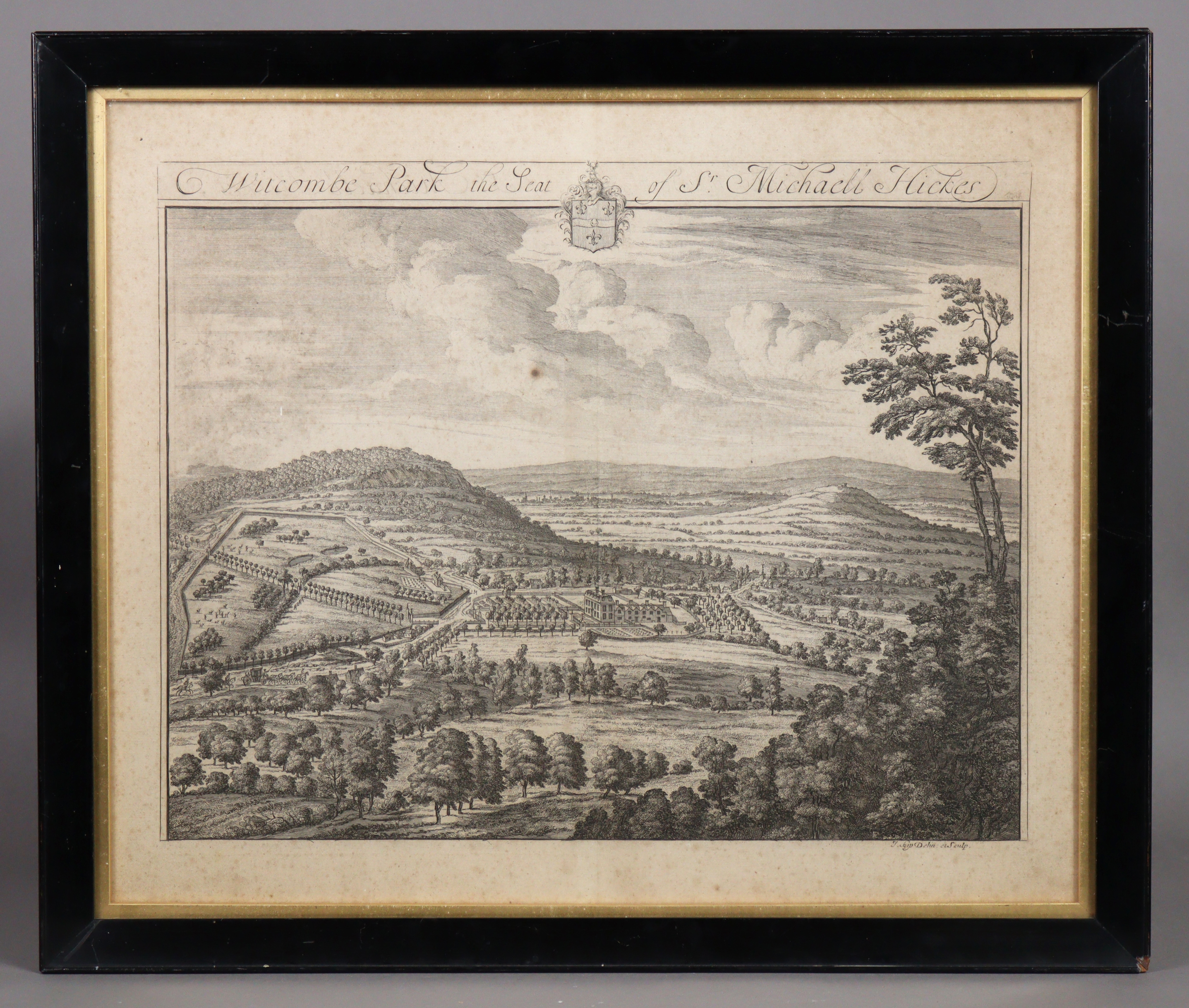 Johannes Kip | . “Witcombe Park the seat of Sr. Michaell Hickes” (1712 ...