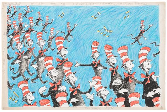 Dr. Seuss | Theodor Seuss (1904-1991)). “Dr. Seuss’ Singing Cats ...