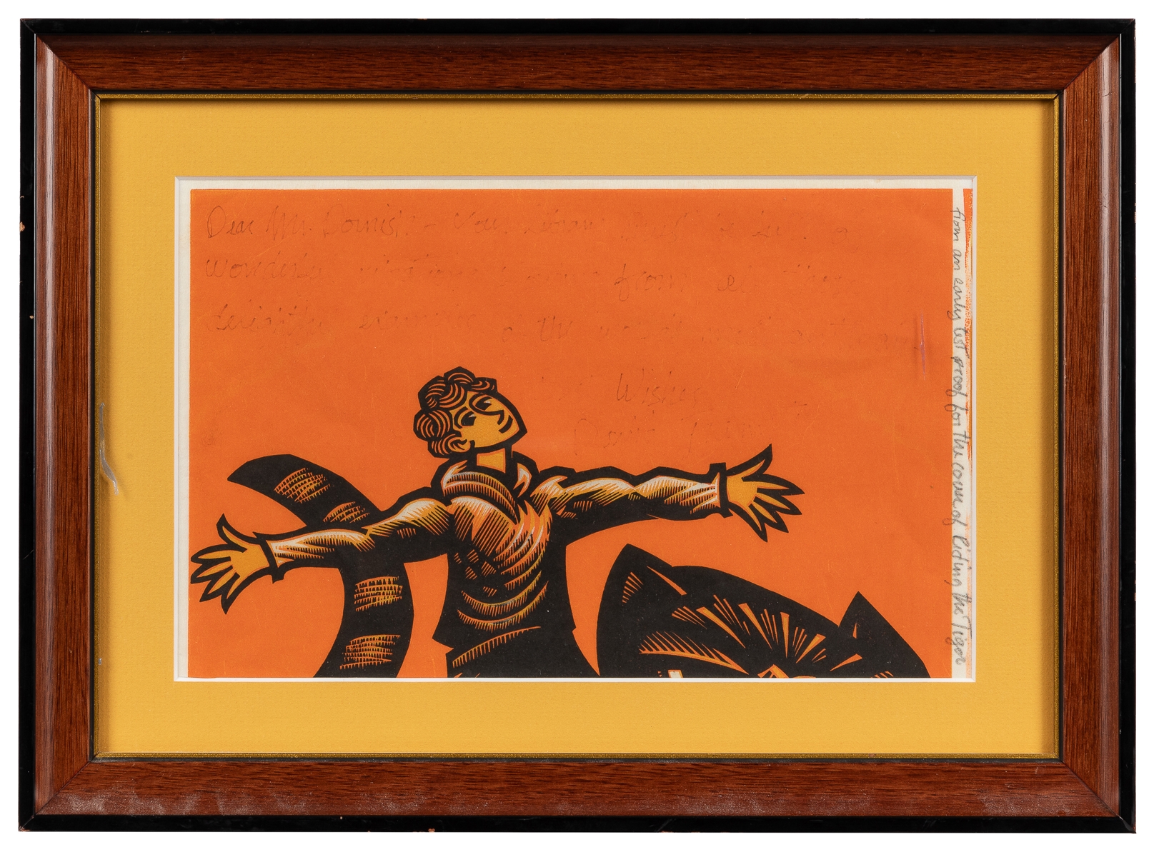 David Frampton | An Early Test Proof for the Cover of Riding the Tiger ...