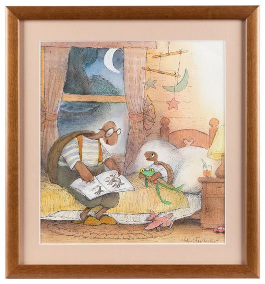 Valeri Gorbachev | 1944). Pair of Original Paintings for His Books. [Ca ...